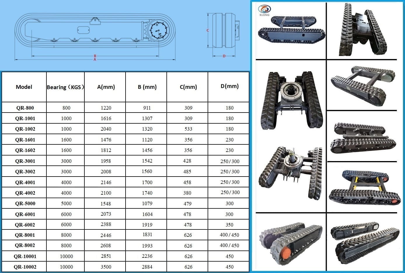 Learn about our Rubber Track Undercarriage - LINYI K-LONG MACHINERY CO ...